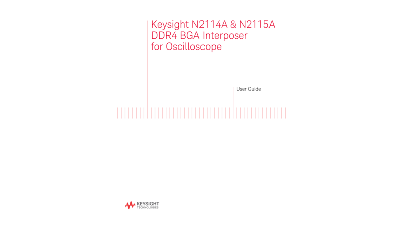 N2115A DDR4 BGA Interposers, DDR4 DRAM x16 packages | Keysight